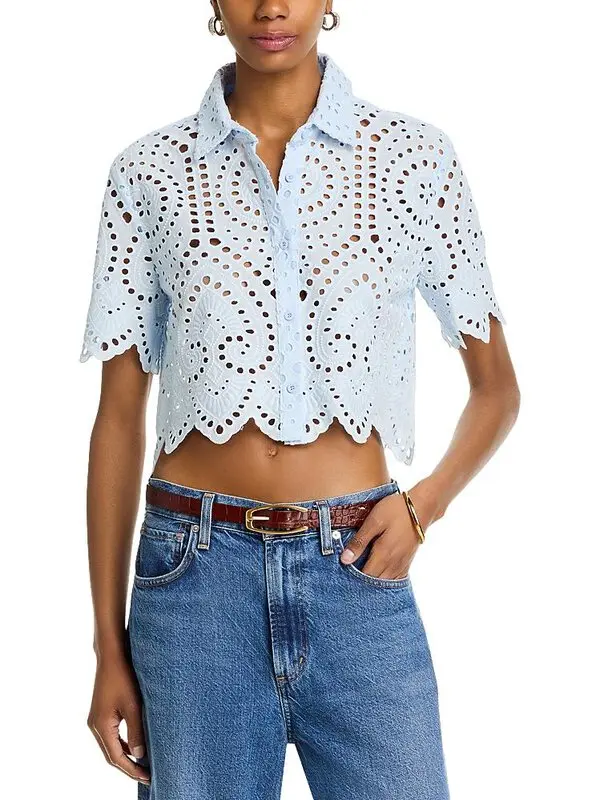 Generation Love Dubois Eyelet Shirt - Opal
