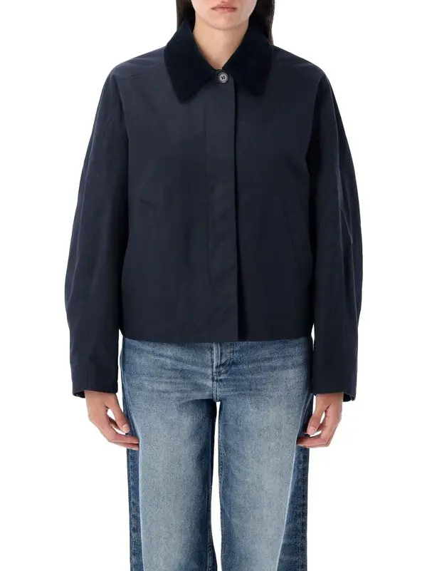 A.p.c. Becca Cotton Jacket - Dark Navy