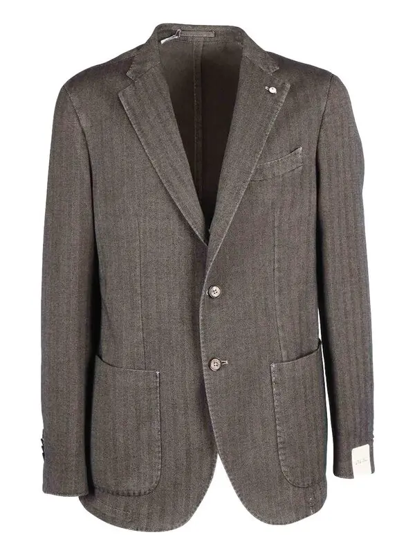 L.B.M. 1911 Single-breasted Jacket - Gray