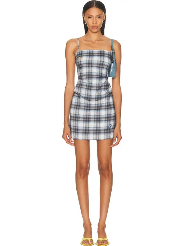 Acne Studios Sleeveless Mini Dress - Blue & Black