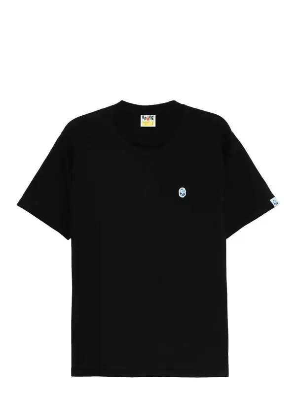 A BATHING APE Logo-embroidered T-shirt - Black