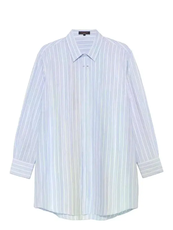 Barbara Bui Pinstriped Shirtdress - Blue
