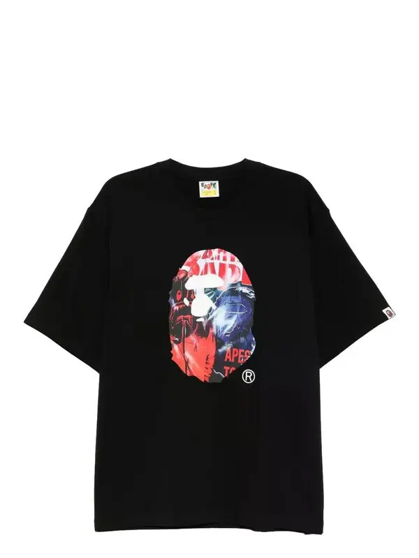 A BATHING APE Logo-printed T-shirt - Black