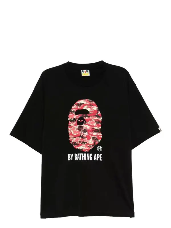 A BATHING APE Logo-printed T-shirt - Black