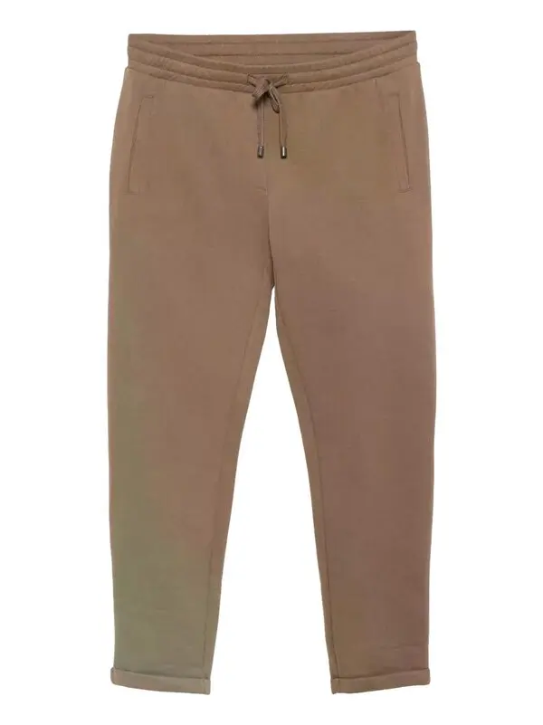 JUVIA Drawstring Straight-leg Trousers - Brown