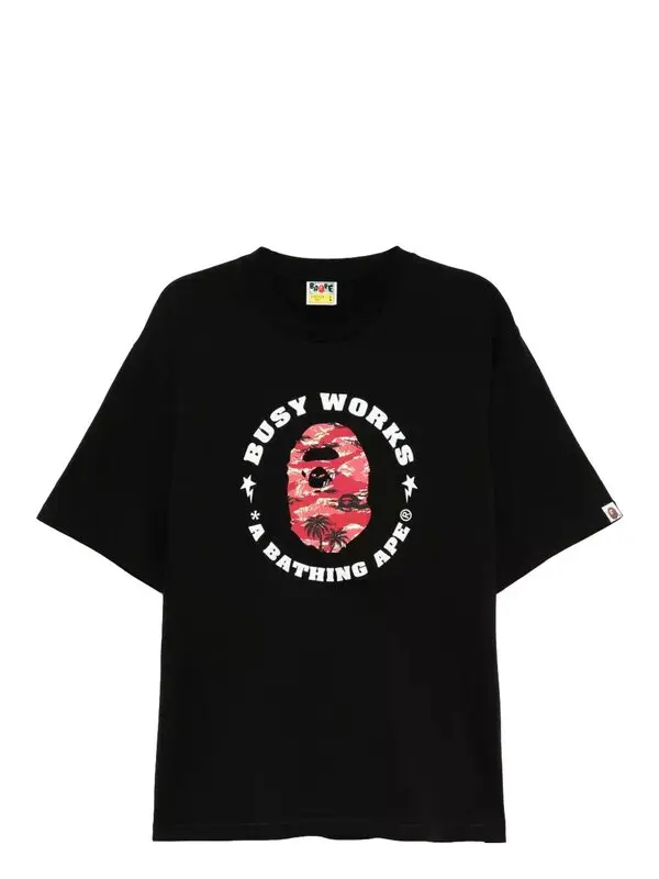 A BATHING APE Logo-printed T-shirt - Black