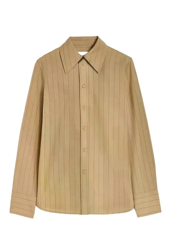 JIL SANDER Wool Shirt - Brown
