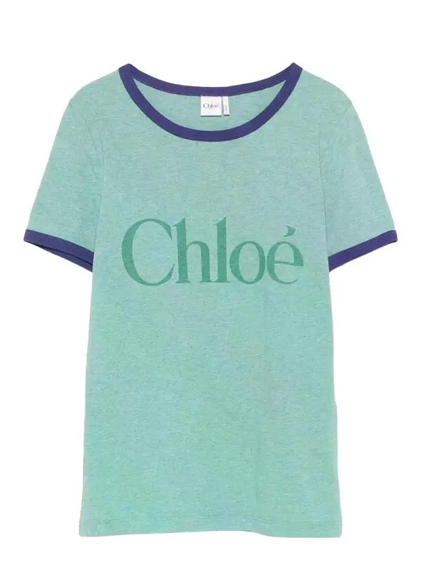 Chloé Logo-print T-shirt - Green