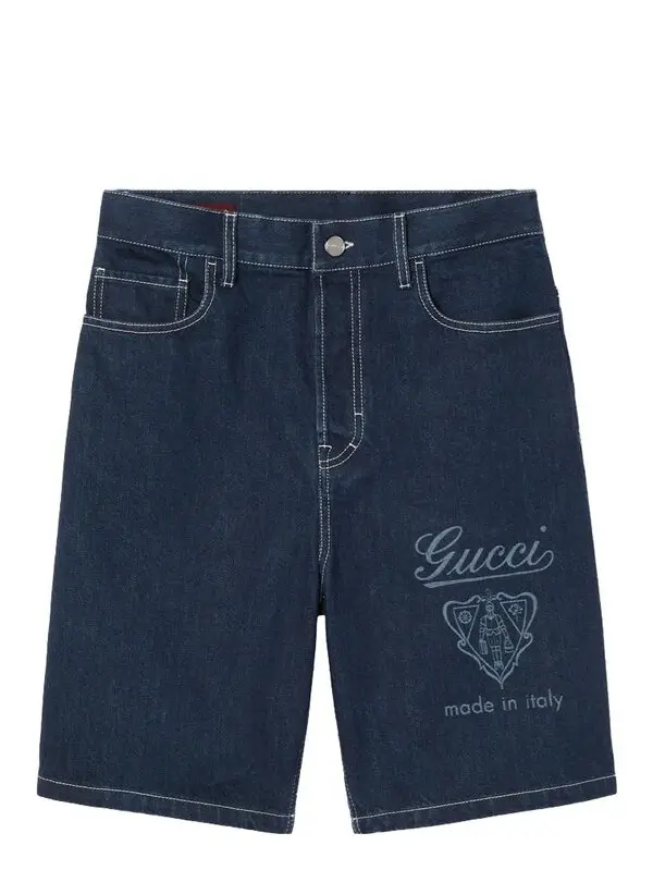 Gucci Lasered Bermuda - Midnigth Blue