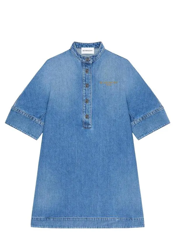 Givenchy A-line Mini Dress - Blue