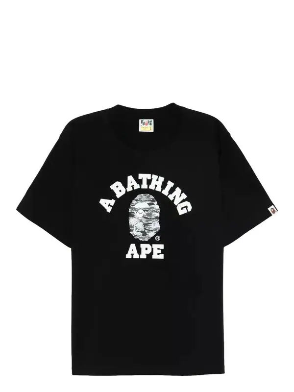 A BATHING APE Logo-printed T-shirt - Black