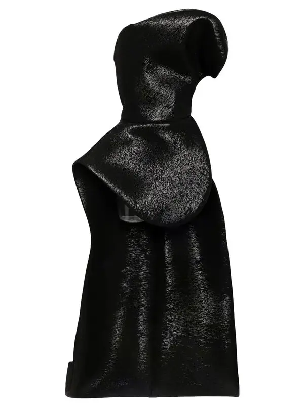 ISABEL SANCHIS Architectural Strapless Dress - Black
