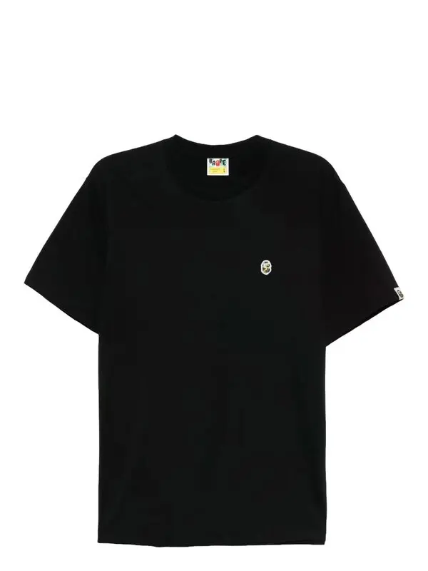 A BATHING APE Logo-embroidered T-shirt - Black
