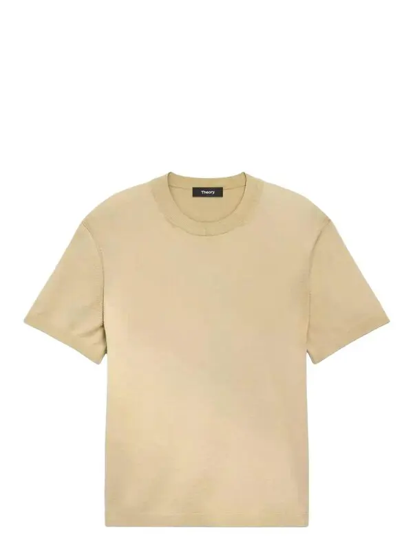 Theory Crew-neck T-shirt - Neutrals