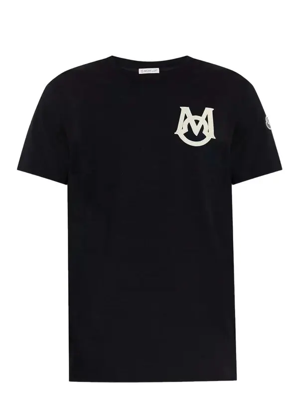 Moncler Logo-patch T-shirt - Blue