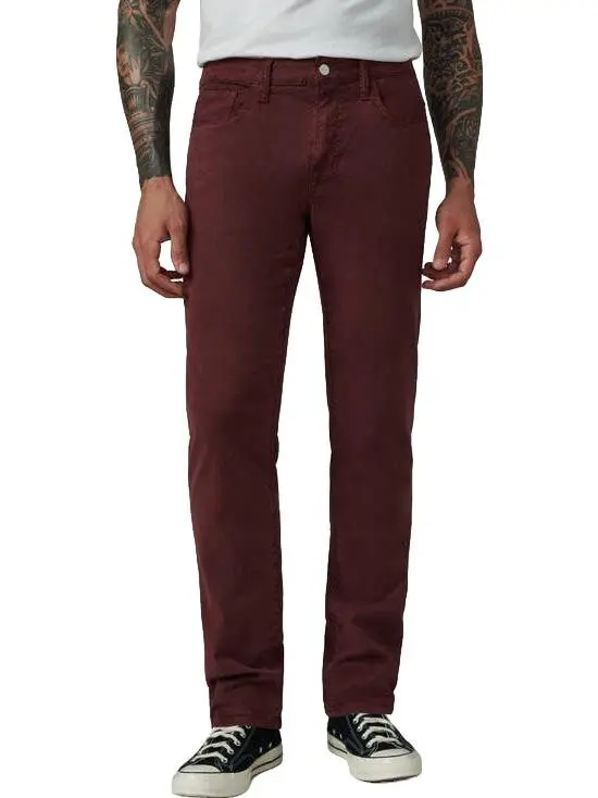 Joe's Jeans The Brixton Twill Chinos - Merlot