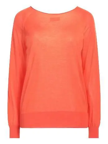 ROBERTO COLLINA Merino Wool Crewneck Sweater - Orange