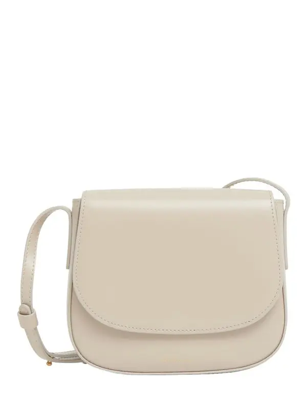 MANSUR GAVRIEL Mini Classic Saddle Crossbody Bag - Light Grey