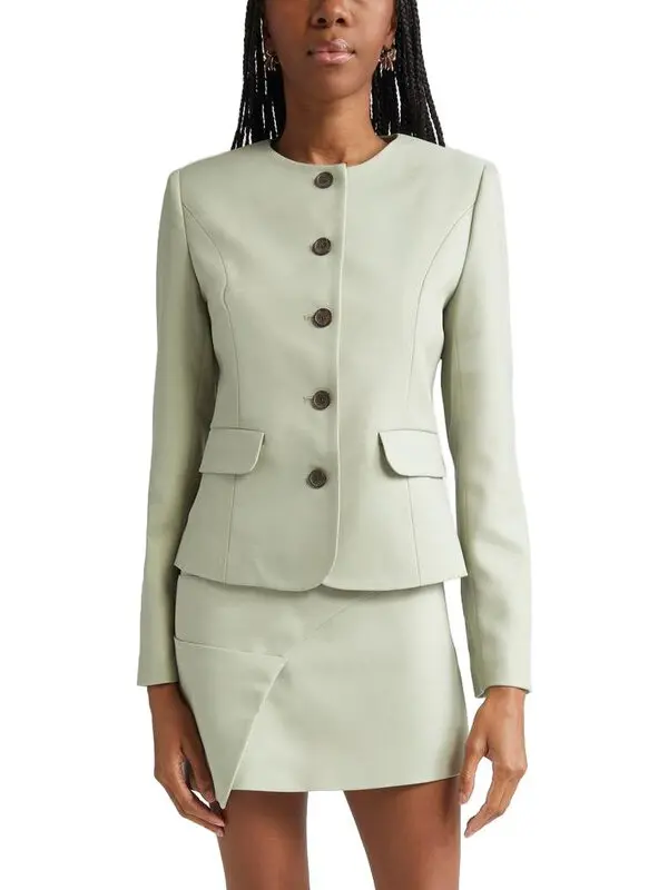 Sandy Liang Agnes Jacket - Sage