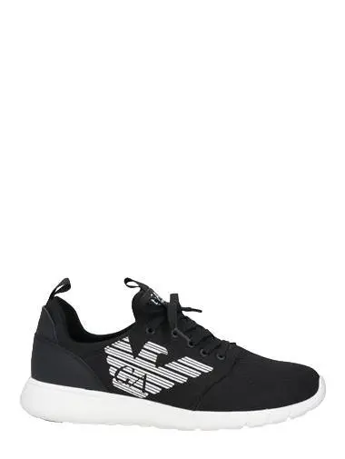 Emporio Armani Polyester Sneakers - Black