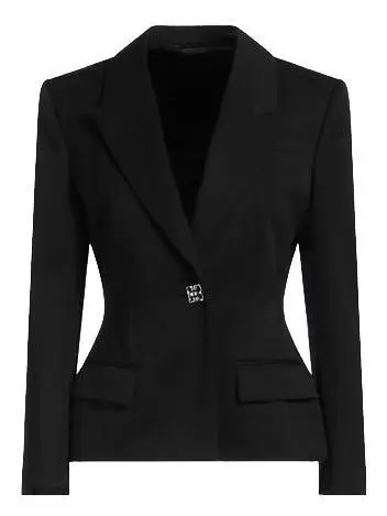 Givenchy Single-breasted Wool Blazer - Black