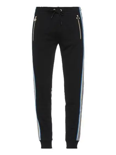 BIKKEMBERGS Pants Size Cotton, Elastane, Polyester - Black