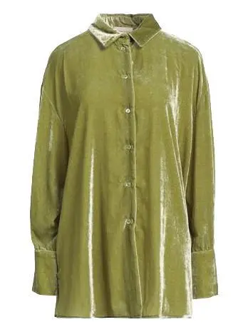 SEMICOUTURE Shirt In Viscose And Polyamide - Green