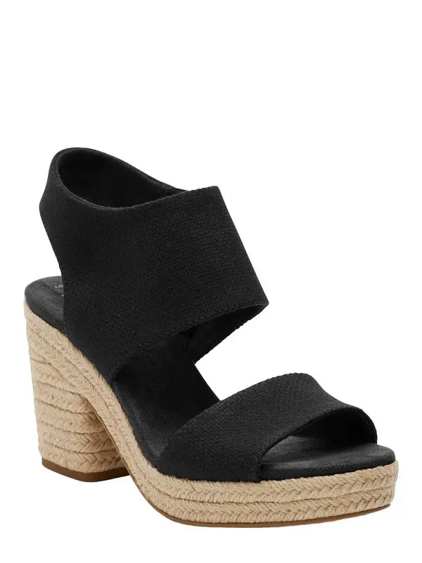 Toms Majorca Platform Sandal - Black