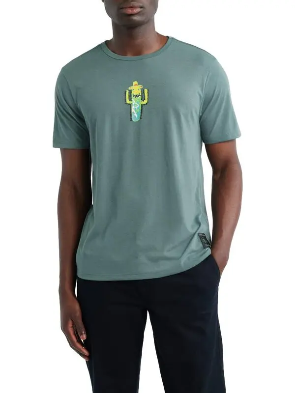 ROARK Mathis Core Performance Graphic T-shirt - Forest