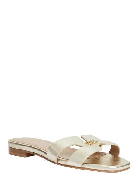 Bruno Magli Fina Slide Sandal - Gold Metallic