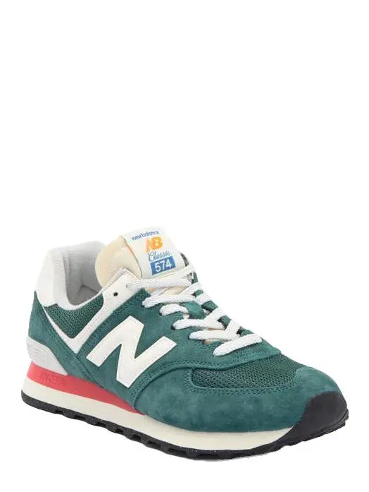 NEW BALANCE 574 Gender Inclusive Sneaker - New Spruce/ Sea Salt