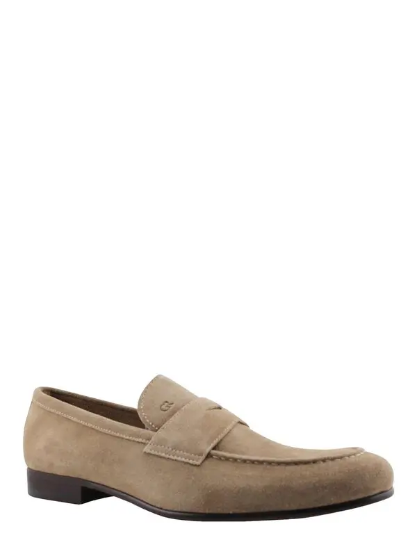 Gordon Rush Cartwright Penny Loafer - Taupe Suede