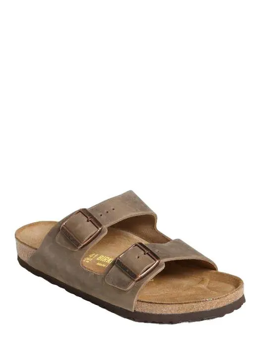 BIRKENSTOCK Arizona Soft Slide Sandal - Brown