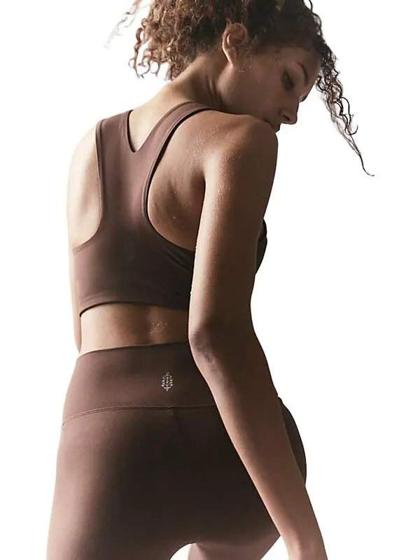 Free People Win Win Sports Bra - Cocoa