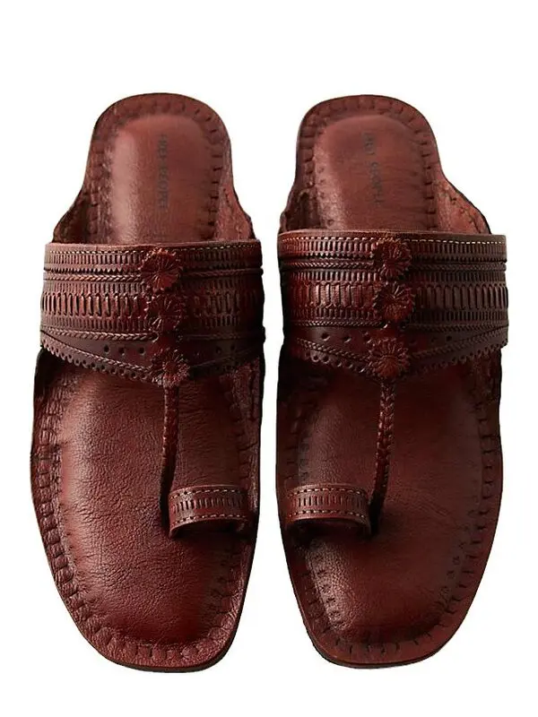 Free People Marrakesh Meet Up Sandals - Brown Distressed
