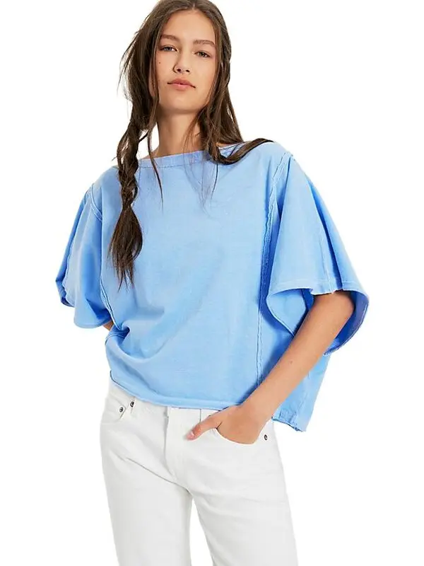 Free People We The Free Next Level Tee - Blue Vista