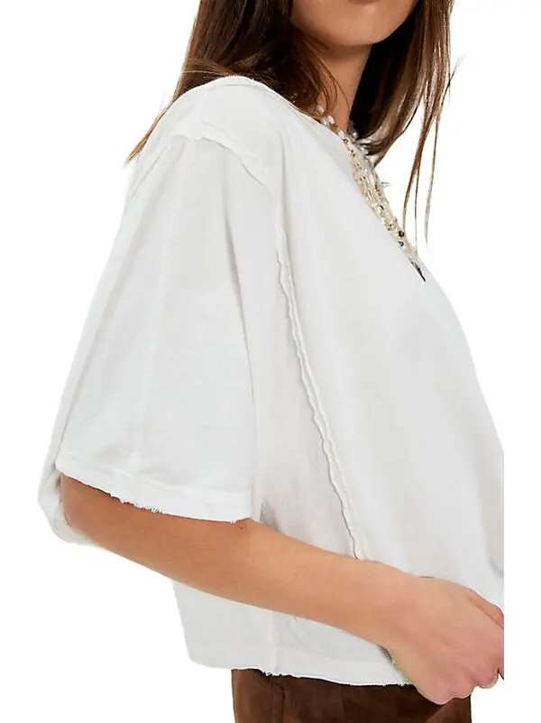Free People We The Free Next Level Tee - Clean Ivory