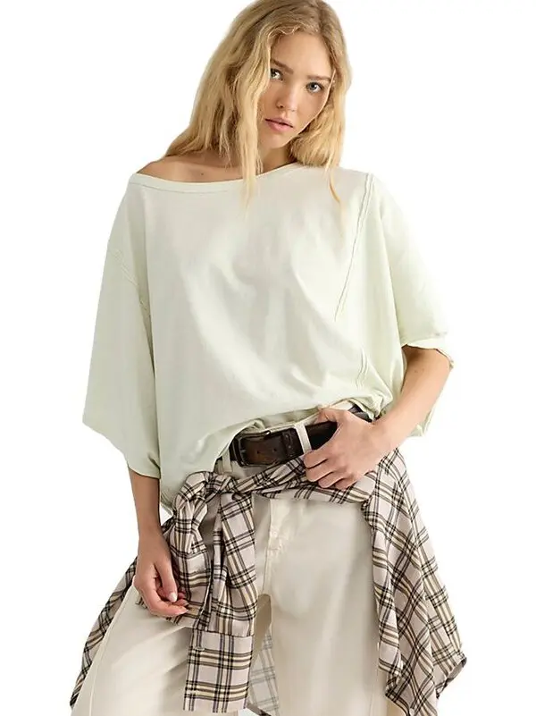 Free People We The Free Dolman Tee - Lunar Fern