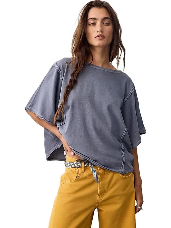 Free People We The Free Next Level Tee - Night Shadow