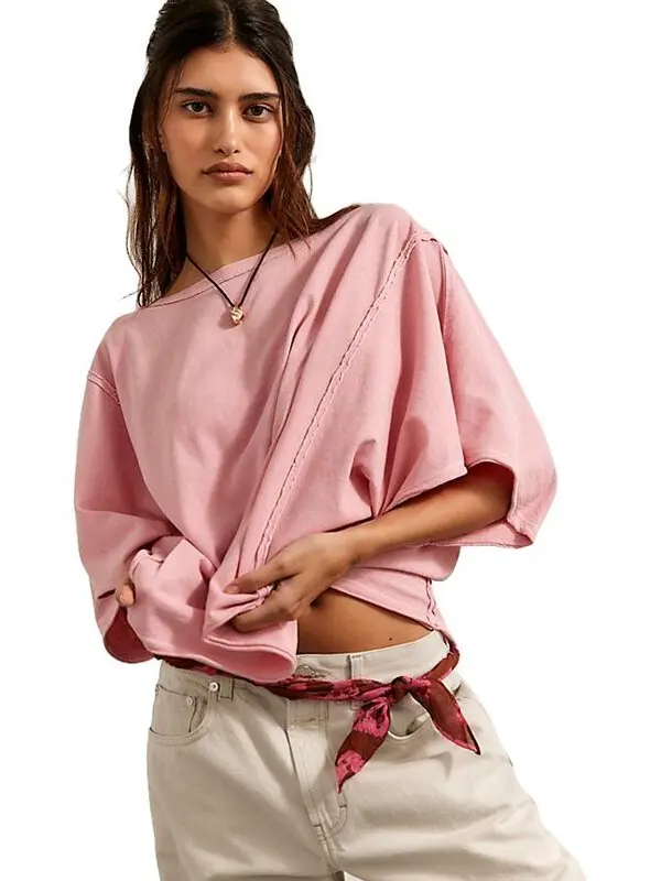 Free People We The Free Next Level Tee - Rose Oil