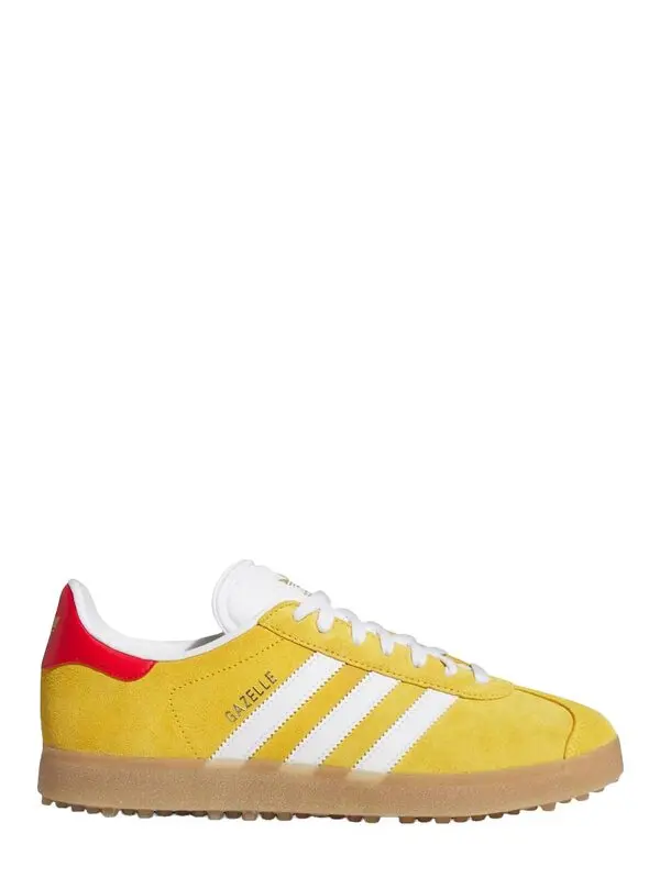 Adidas Gazelle Spikeless Golf Shoes - Bold Gold/cloud White/better Scarelet Red