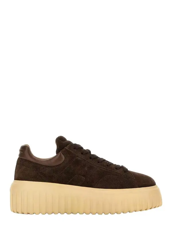 Hogan H-stripes Sneakers - Brown