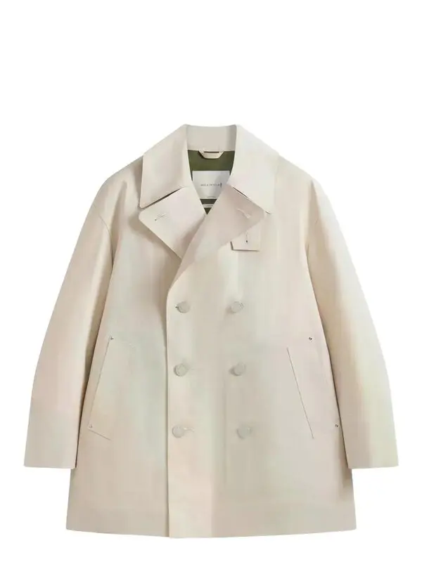 Mackintosh Canonbie Pea Coat - White