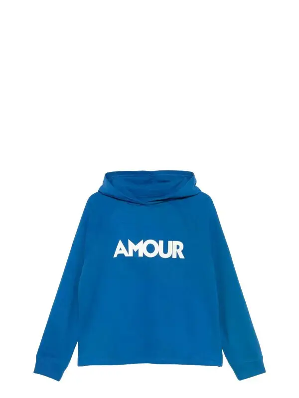 JUVIA Cotton-blend Hoodie - Blue