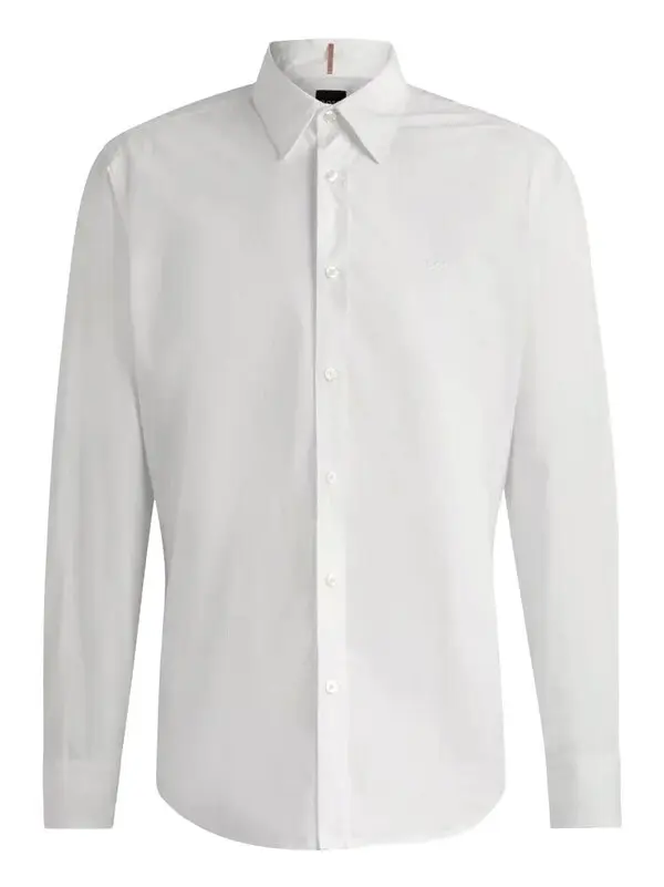 BOSS Cotton Shirt - White