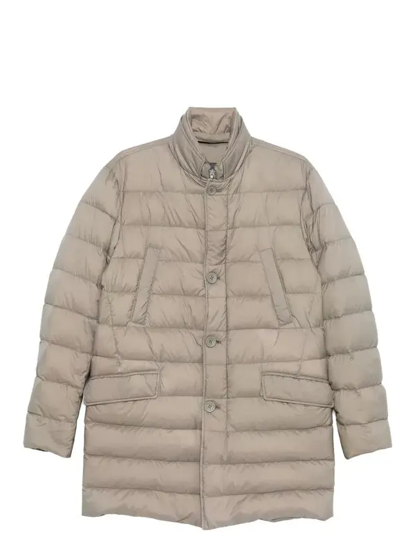 Herno Quilted Padded Coat - Grey