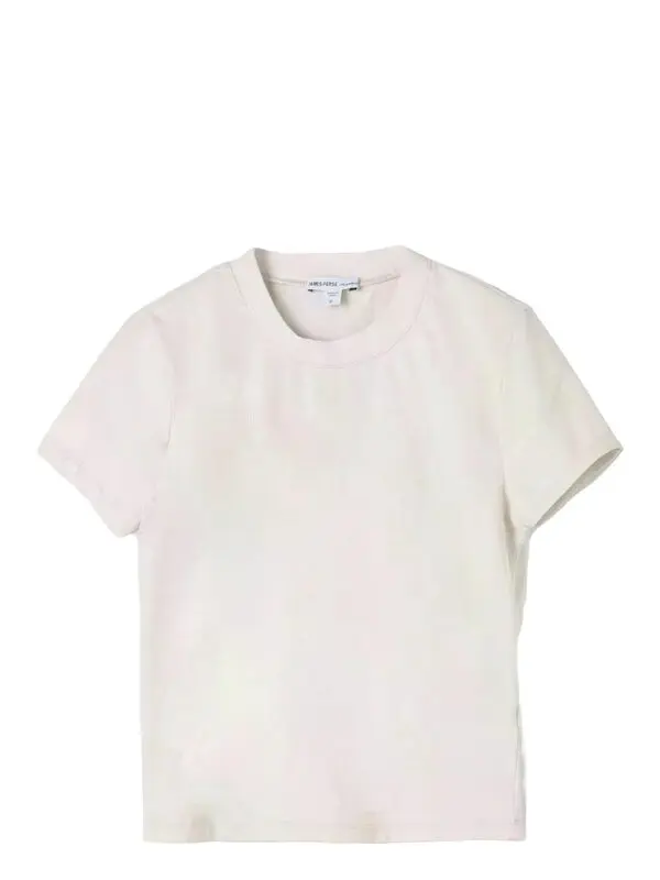 JAMES PERSE Cropped T-shirt - Neutrals