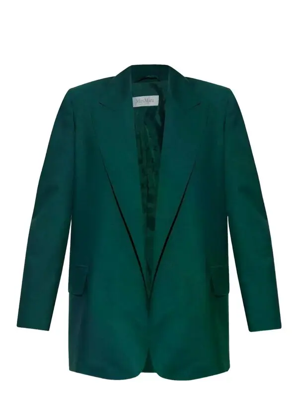 Max Mara Belted Blazer - Green