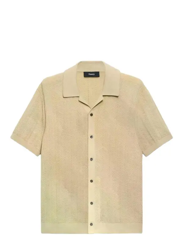 Theory Herringbone Shirt - Neutrals