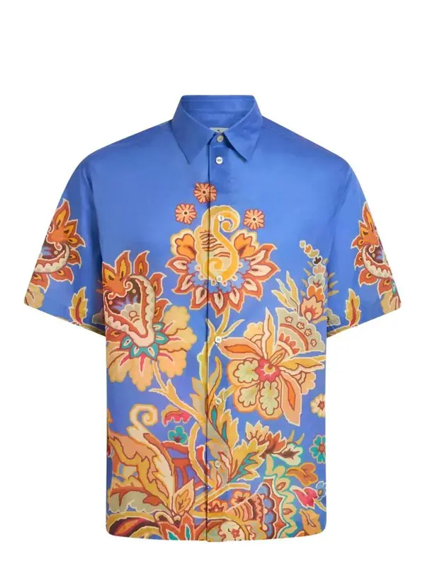 Etro Cotton Shirt - Blue